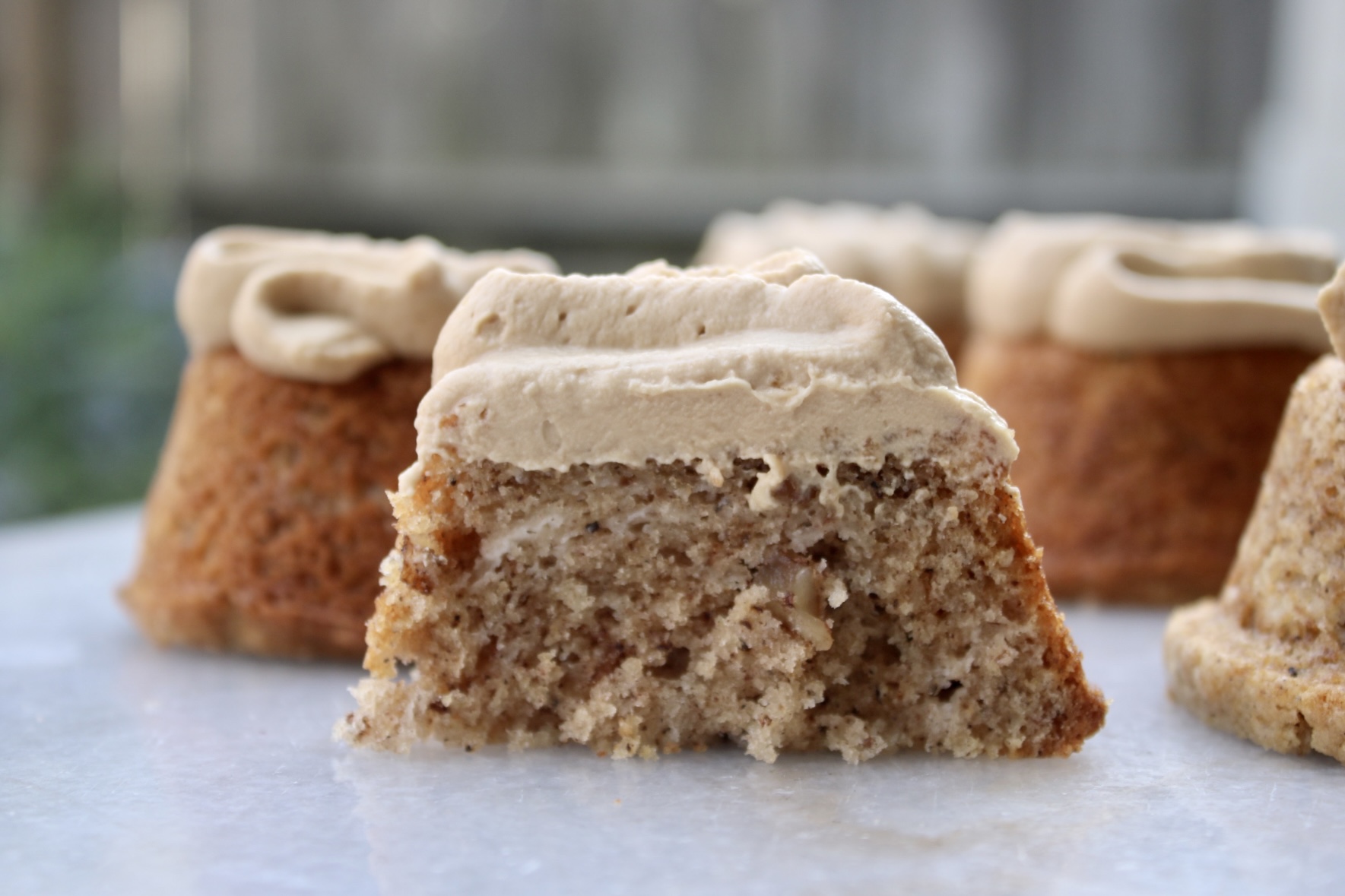 Mini Coffee Walnut Cakes – For the Love of Butter