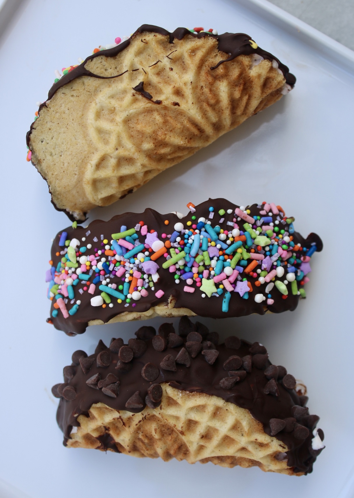 Pizzelle Choco Tacos – For the Love of Butter