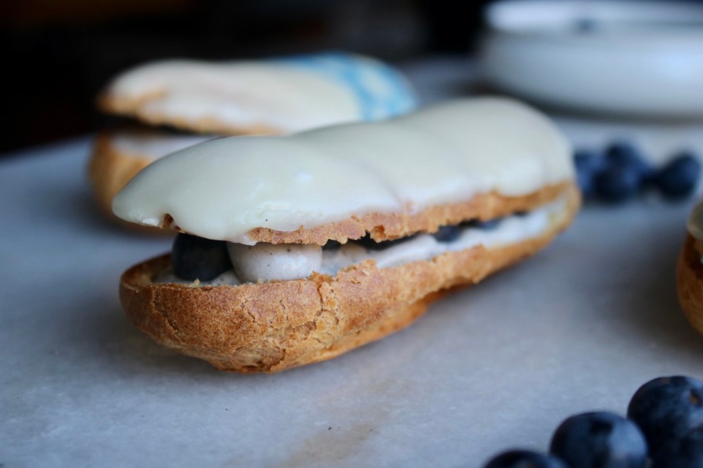 Blueberry Éclairs – For the Love of Butter