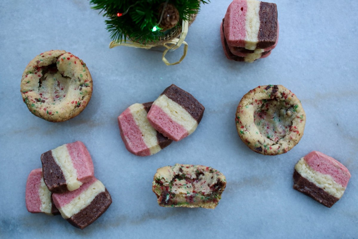 Neapolitan Shortbread & Deep Dish Mint Chocolate Cookies – For the Love ...